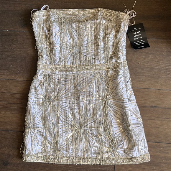 Retrofete | Dresses | Retrofete Dixie Sequin Fringe Dress Nwt | Poshmark